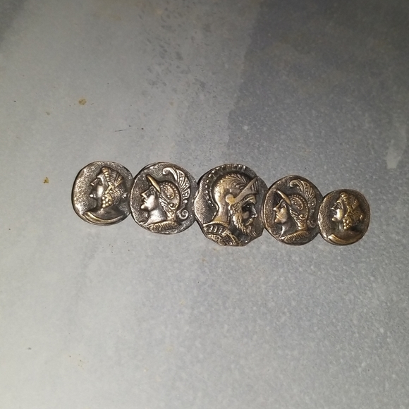 Antique | Jewelry | Antique Victorian 80s Silver Roman Coin Brooch C ...
